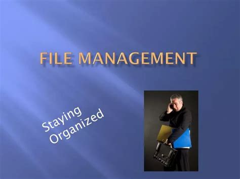 PPT File Management PowerPoint Presentation Free Download ID