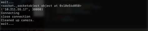 Sockets Python Webcam Image Server Via Not Showing Image Stack