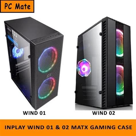 【ready Stock】 Inplay Wind 02wind 01 Computer Casing Psu Case Matx Itx