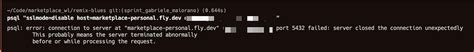 Server Closed The Connection Unexpectedly Build Debugging