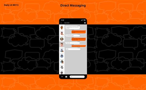 Daily UI 013 Direct Massaging On Behance Daily UI 013 Direct Massaging On Behance
