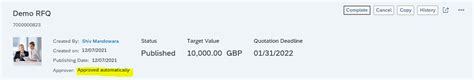 Request For Quotation Process In Sap S4 Hana Sap Community