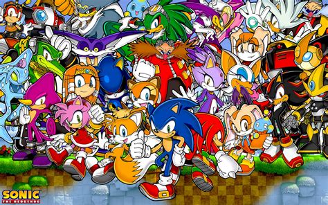 Fond d écran illustration Anime dessin animé Sonic l hérisson