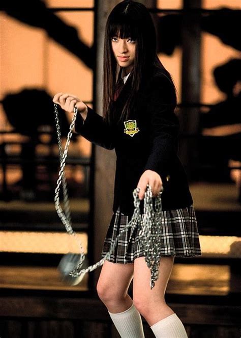 Chiaki Kuriyama As Gogo Yubari In Kill Bill Kill Bill Kuriyama Kill