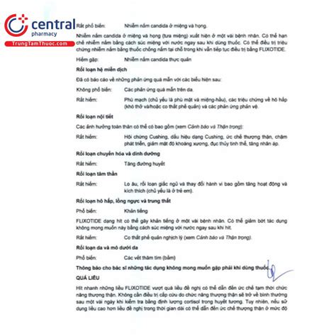 Thuốc Xịt Mũi Flixotide Nebules 05mg2ml điều Trị Viêm Mũi Dị ứng