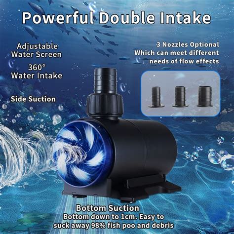 Hot Sale Aquarium Return Water Pump Submersible Fish Pond Pump Fish