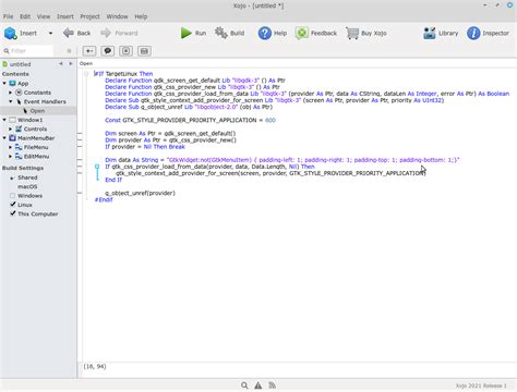 Xojo Linux 2021r1 Qc Issues Or Just Me Linux Xojo Programming Forum
