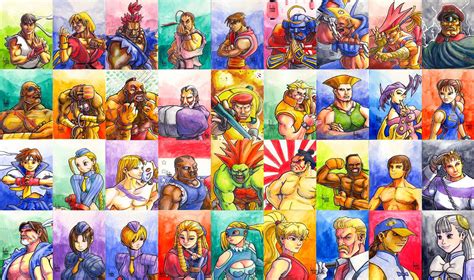 All Street Fighter Alpha Characters