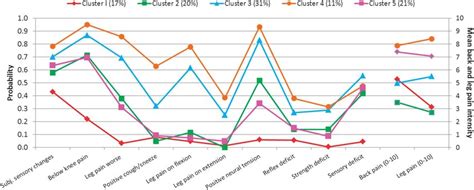 five cluster latent class analysis solution item response