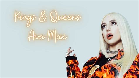 Kings And Queens Ava Max Lyrics Youtube