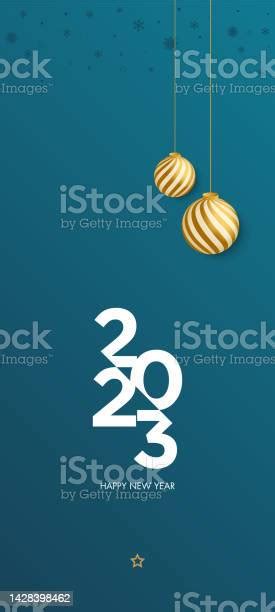 2023 새해 복 많이 받으세요 추상 숫자 벡터 일러스트레이션 인사말 카드 초대장 달력 등 벡터 스톡 일러스트레이션을위한 휴일 디자인 배경 주제에 대한 스톡 벡터 아트 및