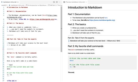 vs code and markdown