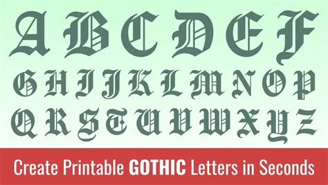 Gothic Lettering