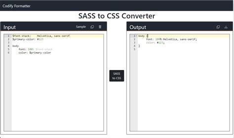 Best Sass To Css Converter Online