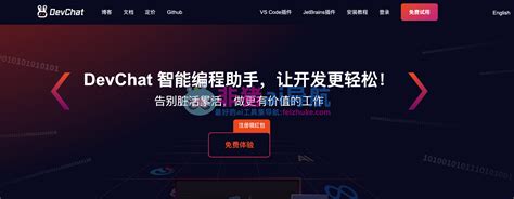 devchat官网 ai驱动的智能编程工具 让开发更轻松 非猪ai导航