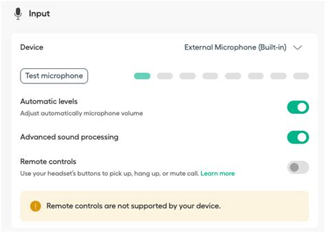 Aircall Workspace Audio Settings Aircall