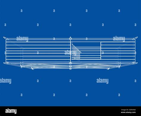 Prefabricated Scaffolding Vector Stock Vector Image And Art Alamy