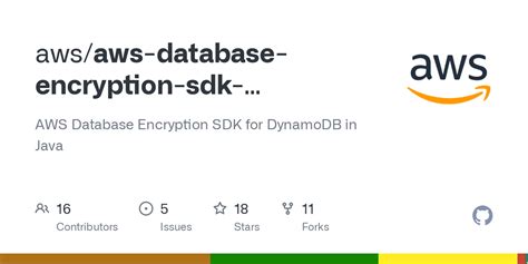 github aws aws database encryption sdk dynamodb aws database