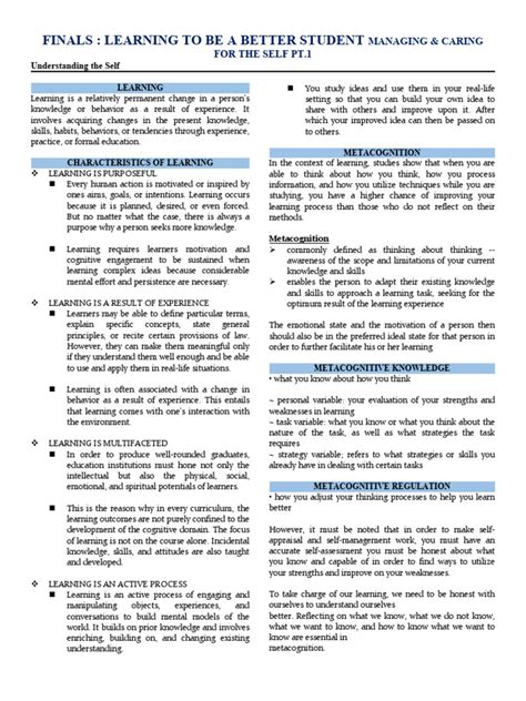 Finals Uts Pdf Self Efficacy Learning