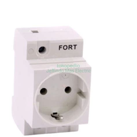 Jual Stop Kontak Din Rail Panel Socket Arde Schuko Dudukan Rel Mcb Shopee Indonesia