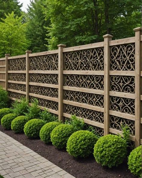 20 Unique Privacy Fence Ideas To Consider Unique Fence Designs Most