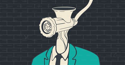 벡터 일러스트레이션 만화 남자 소비자 머리 고기 분쇄기 사진 Unsplash의 선전 이미지