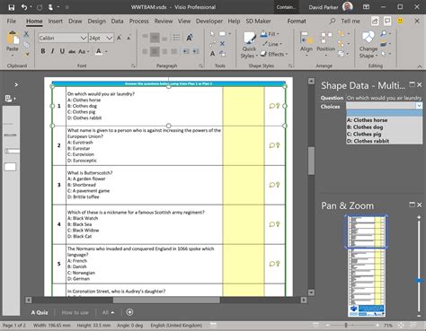 Using Some Visio Shape Data In Visio For The Web Bvisual