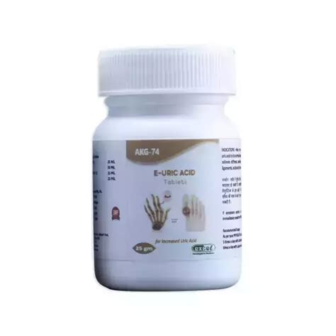 E Uric Acid Tablets Akg 74 Uses Price Dosage Side Effects