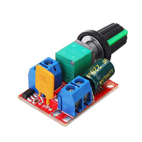 DC V To DC V A W Mini DC Motor PWM Speed Controller Module Speed Regulator Adjustable