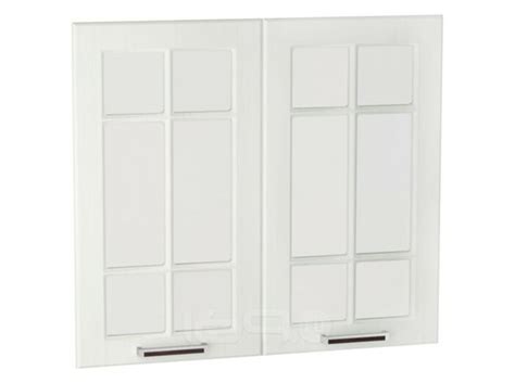 Комплект фасадов Прага со стеклом для каркаса Ф 55 В800 Белое дерево купить недорого по цене от