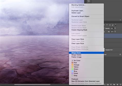 How To Merge Layers With Different Blending Modes In Photoshop