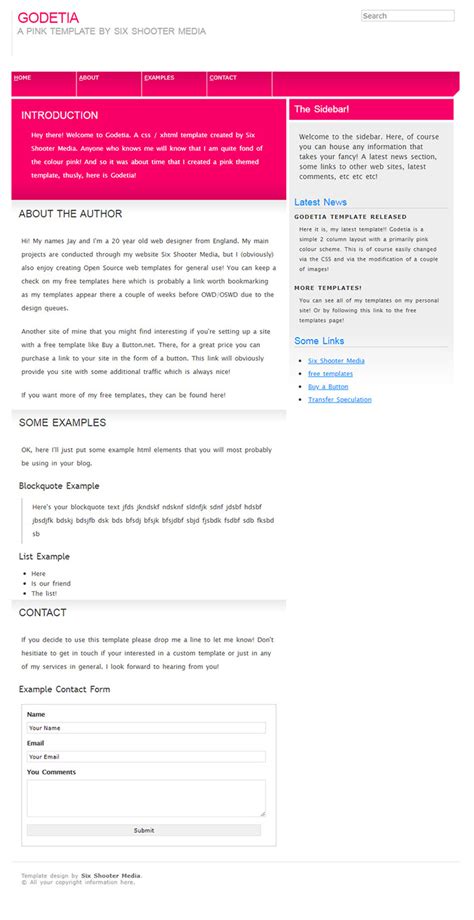 Free Oak Website Template Free Website Templates Html5 And Css Templates And Open Source Templates