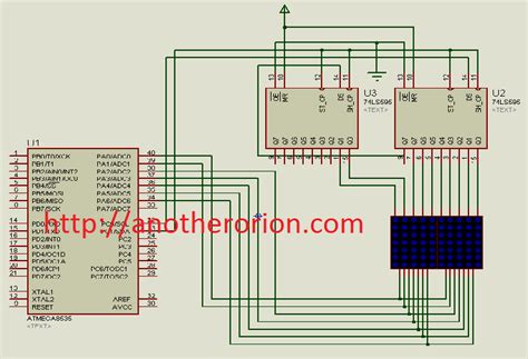 √ menggunakan dot matrix atmega dengan codevision 3