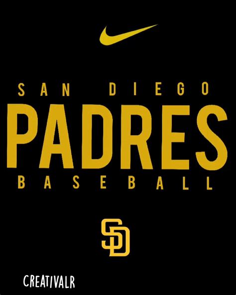 Logo Padres San Diego Con Nike Imajenes De Beisbol Imagenes De