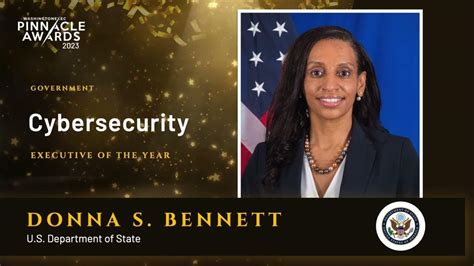 2023 Pinnacle Award Winner Us Department Of States Donna Bennett