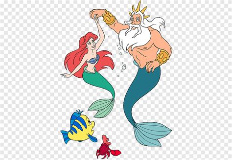 Free Download Ariel Mermaid King Triton The Prince Ursula New Father