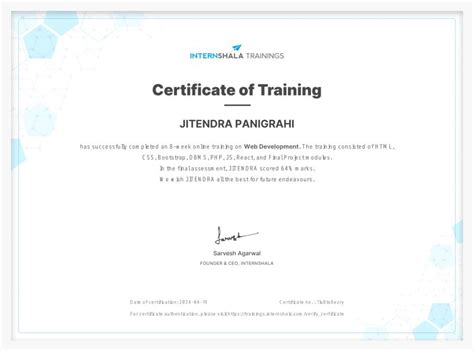 Jitendra Panigrahi On Linkedin Webdevelopment Certification