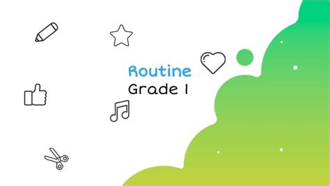Routine Grade 1 Genially