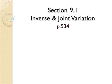 Joint Variation 1 Choose The Type Of Variation That Relates Studyx