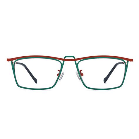 Novia Square Red Glasses