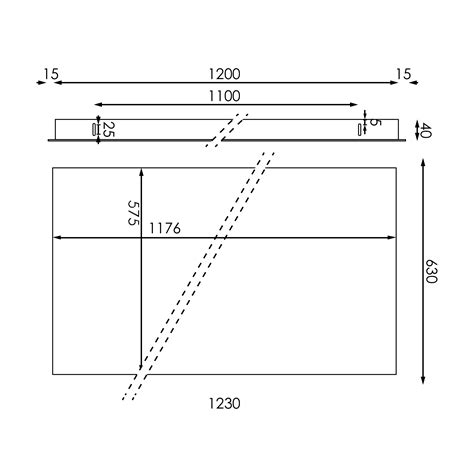 Wh Frame Recess Plaster Silent Led 120x60cm Prilux