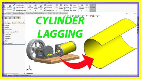 Make Cylinder Lagging In Solidworks Steam Engine YouTube