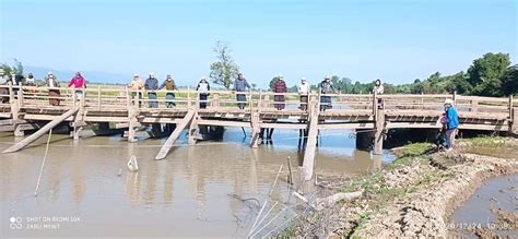 ထီးချိုင့်မြို့နယ်တွင် ကျေးလက်ကုန်ထုတ်လမ်းတံတားလုပ်ငန်းများ ကွင်းဆင်းစစ