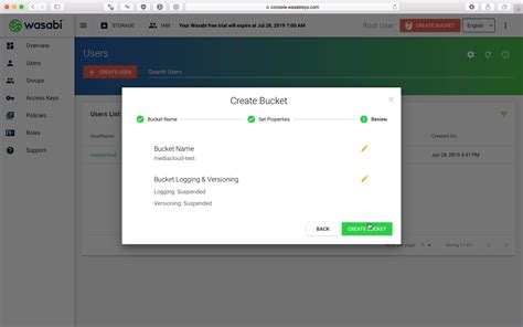 Setting Up Wasabi Cloud Storage Getting Started Media Cloud