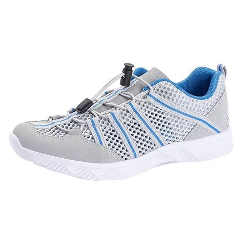 Vbarhmqrt Adult Water Shoes For Wide Feet Men Sneakers Summer Couple Outdoor River Tracing Shoes