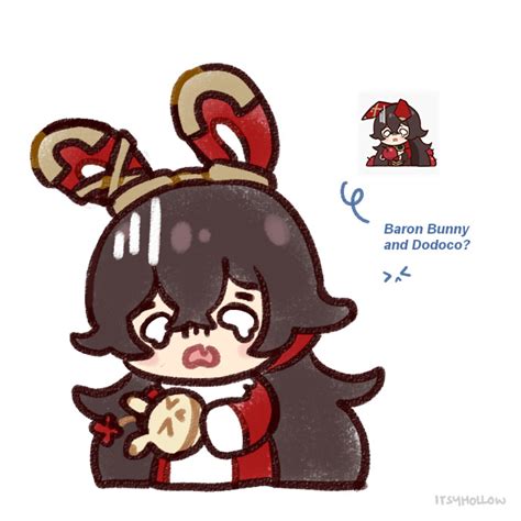 Baron Bunny With Dodoco Amber Sticker Redesign Itsyhollow On Tumblr