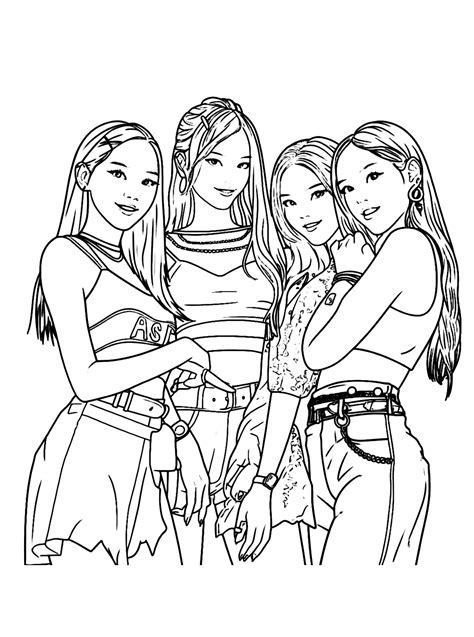 Blackpink Lol Coloring Pages Coloring Pages To Print Coloring
