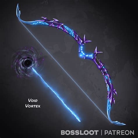 [oc][art] Void Vortex Longbow Foundry Vtt Autmoated Magic Item From Boss Loot R Dnd