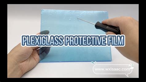Protective Film For Plexiglass Anti Scratch Self Adhesive Plastic Film For Acrylic Sheets