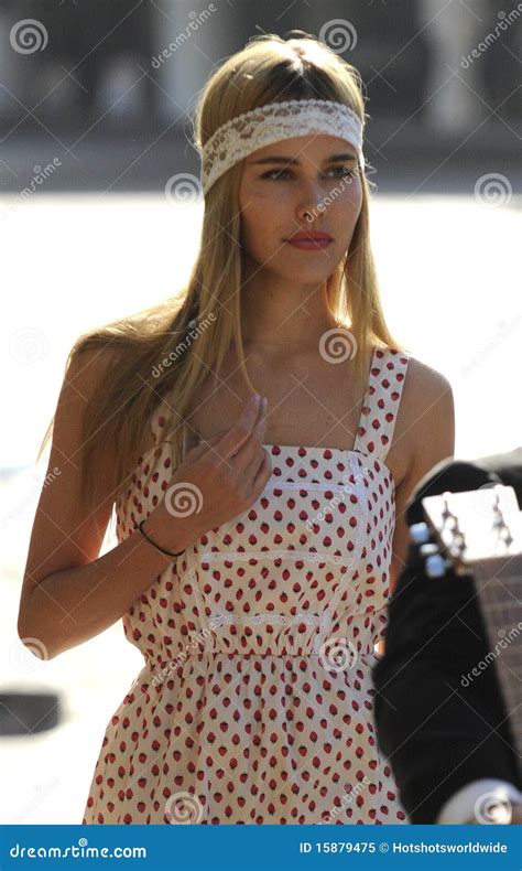 Los Angeles Actress Isabel Lucas Is Seen At Lax Editorial Image Image